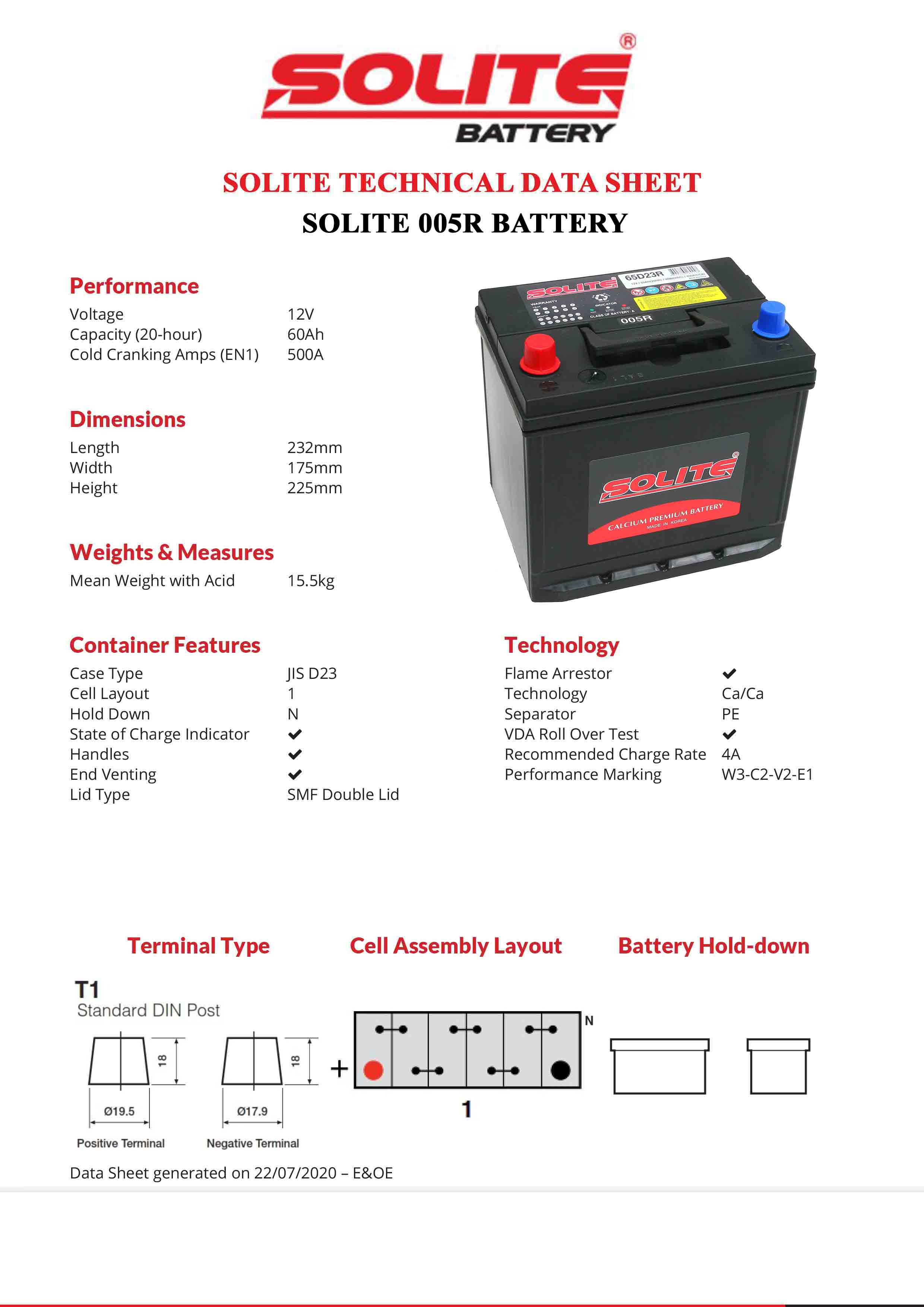 005 R BATTERY Car Batteries Northern Ireland