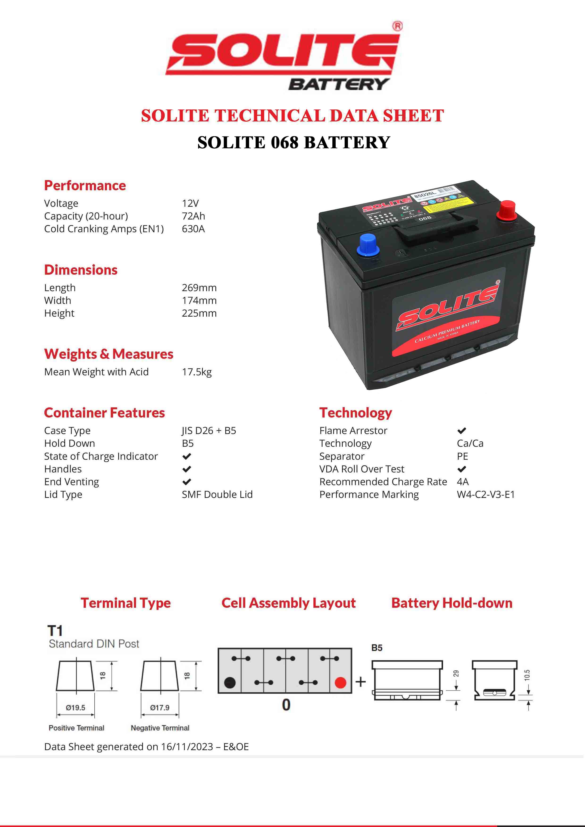 068 BATTERY Car Batteries Northern Ireland